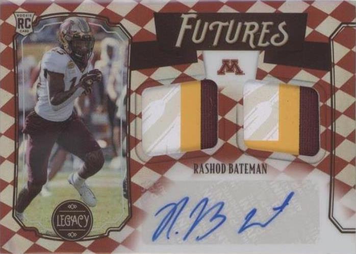2021 Panini Legacy - Futures Dual Patch Autographs Rashod Bateman #FD ...