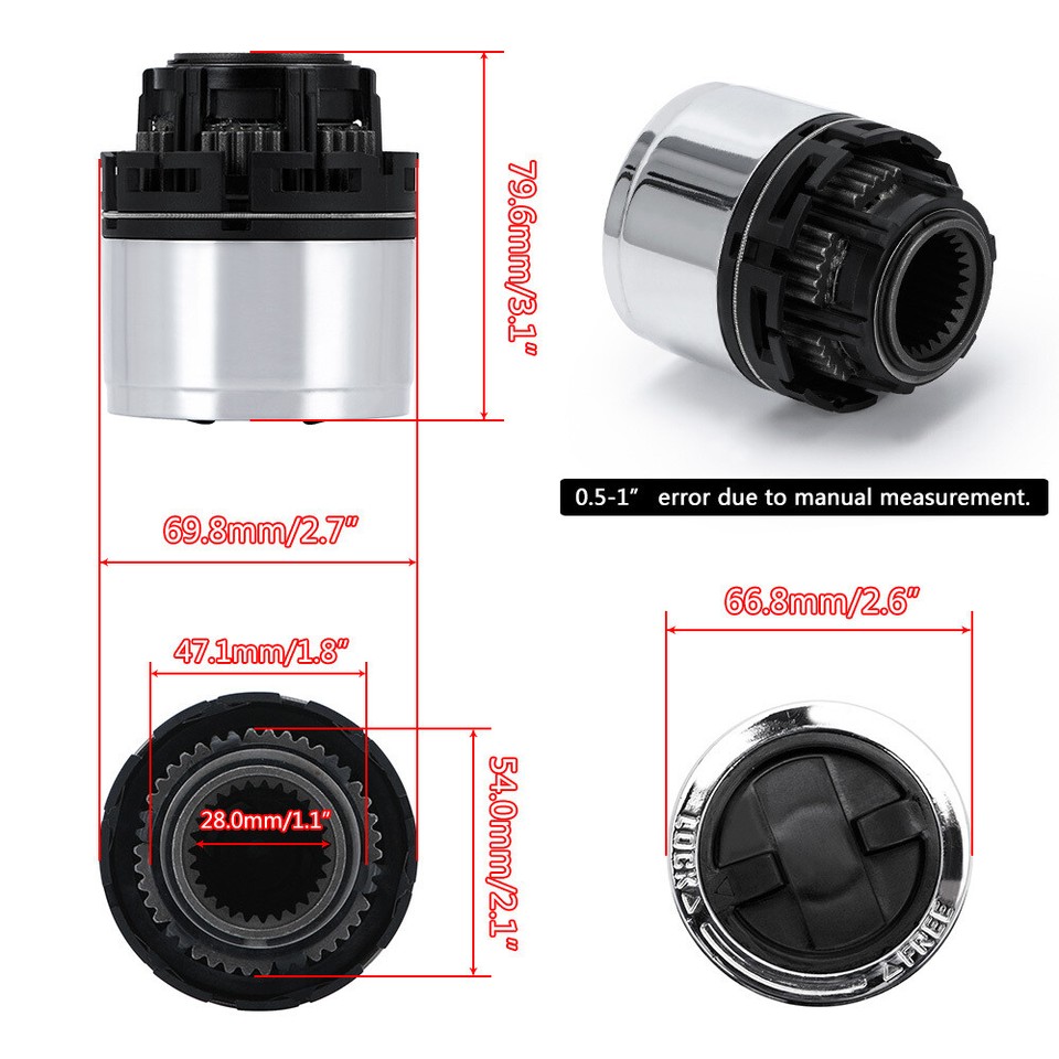 2x Front Manual Locking Hubs For Ford Ranger 1998-2000 Mazda Pickup ...