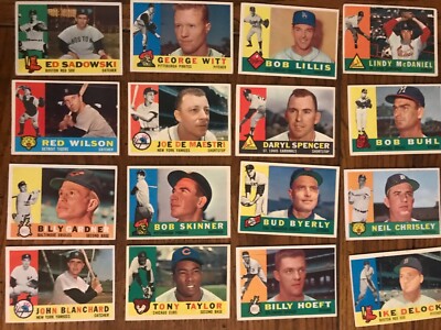 Red Wilson 1960 Topps Baseball Card (Auction Is For Card In Title) | eBay