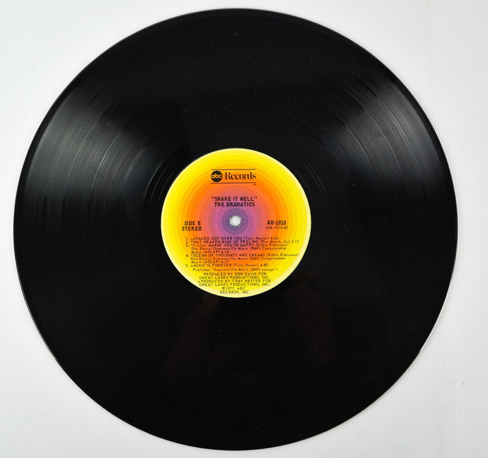 The Dramatics Shake It Well LP AB 1010 Stereo 1977 USA Soul Vinyl ...