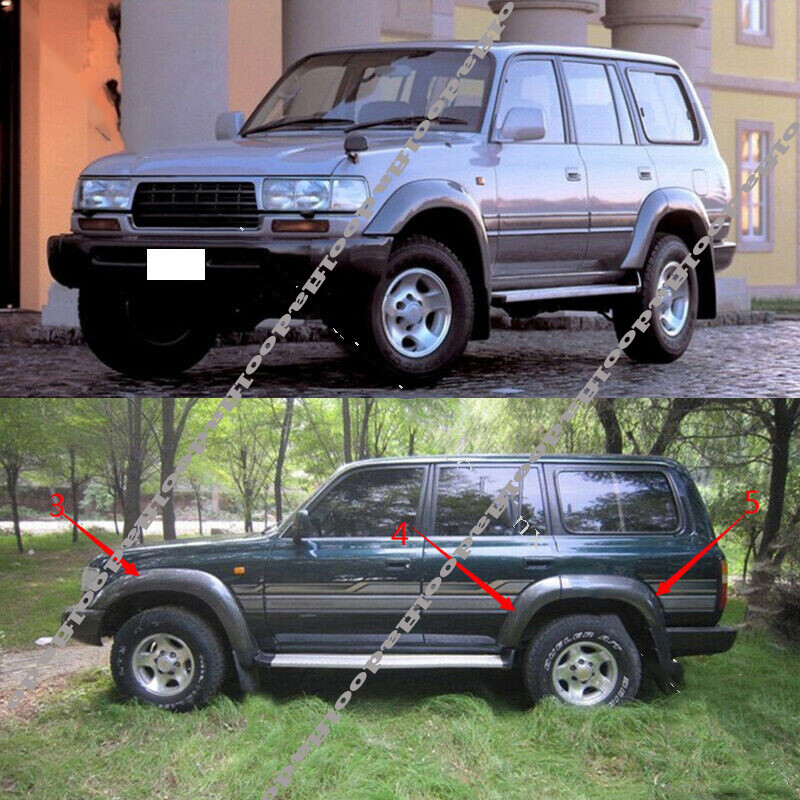 Fender Flares Wheel Arches Wide body Kits For Toyota Land Cruiser FJ80 ...