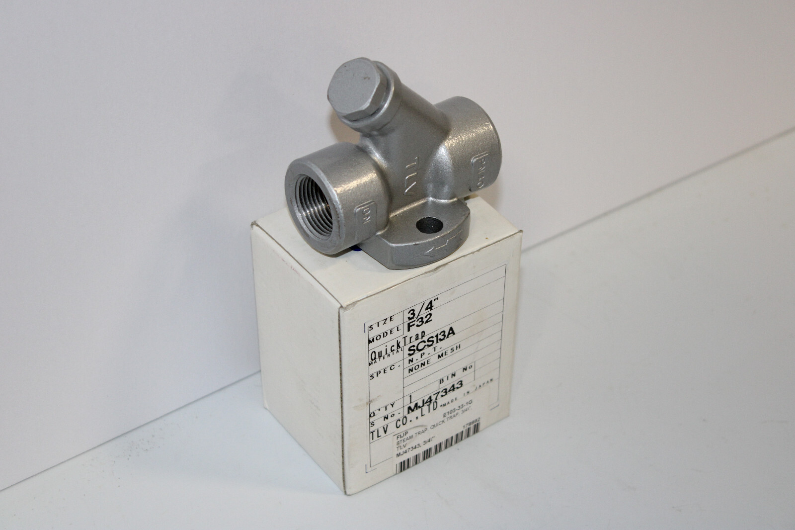 3/4" TLV F32 STAINLESS STEEL QUICK TRAP STEAM TRAP NEW | eBay