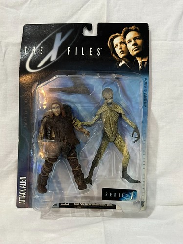 X-Files Attack Alien Figure – McFarlane Toys Series 1 – Vintage 1998 MOC | eBay