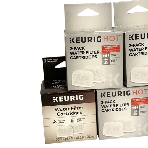 Lot of 5 Keurig Water Filter Refill Cartridges 2 Per Box 10 Filters ...