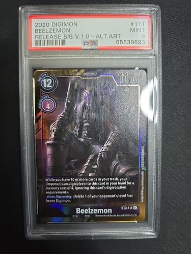 Digimon Beelzemon Alt Art #111 Rel.V 1.0 PSA MINT 9 | eBay