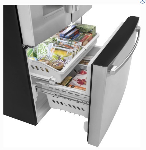 GE 36" French Door 20.6 Cu. Ft. Refrigerator - GYE21JYMFS | eBay