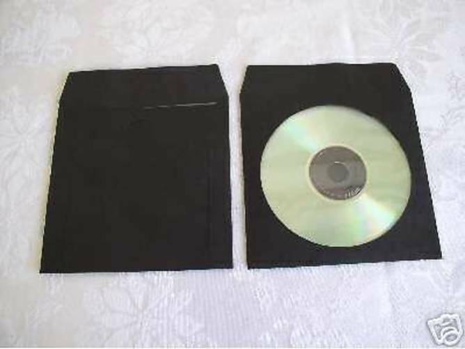 1000 BLACK CD / DVD PAPER SLEEVE WITH WINDOW PSP40 | eBay
