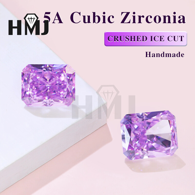 3x5mm~11x15mm Radiant Purple 5A Loose Cubic Zirconia AAAAA CZ Stone ...