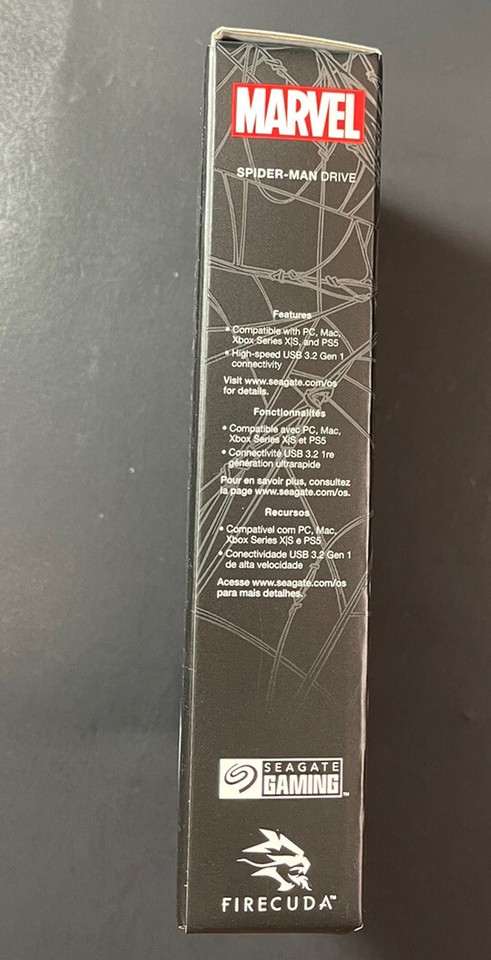 Seagate FireCuda External Gaming Hard Drive 2TB HDD [ Marvel Spider-Man ...