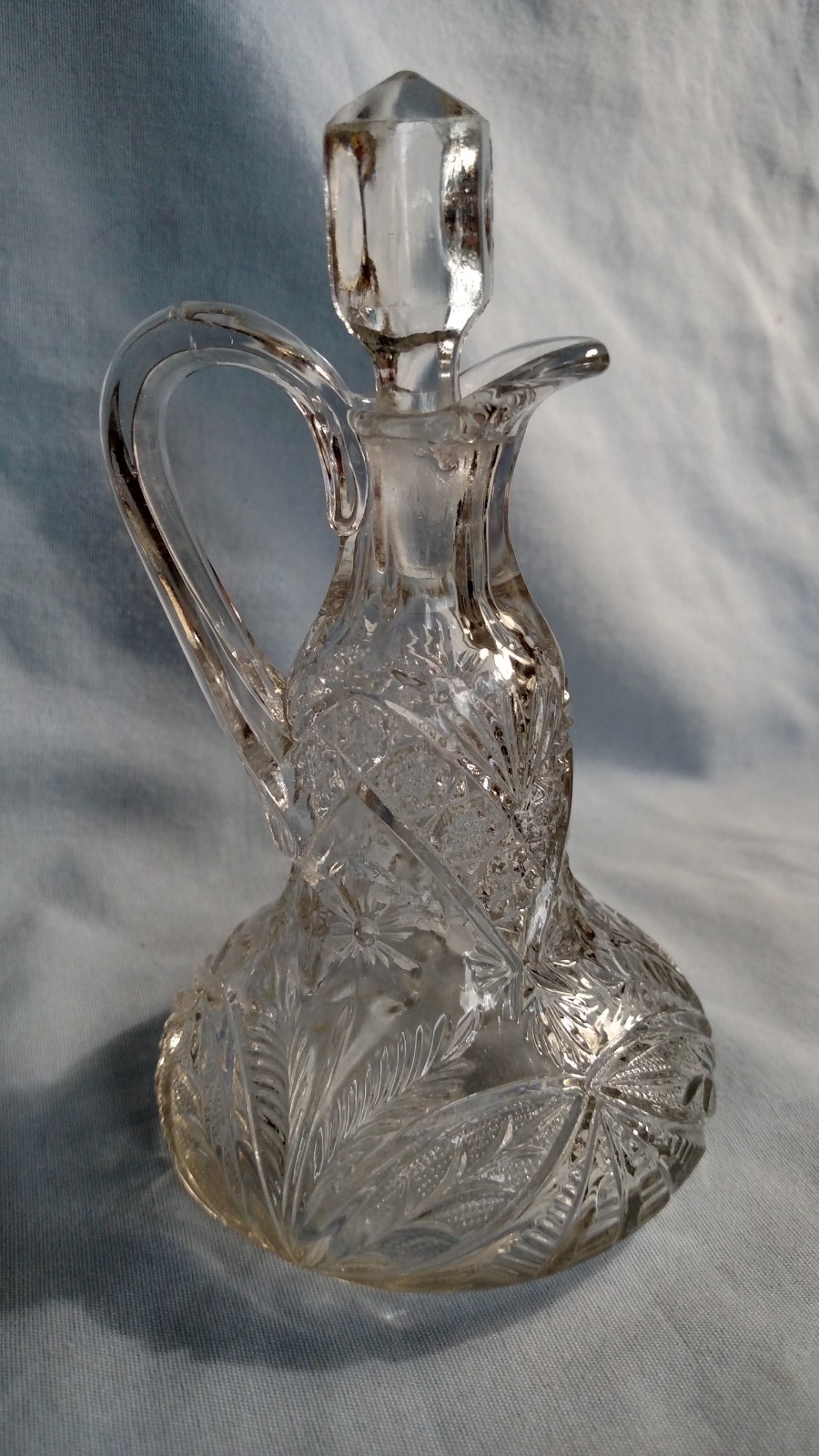 EAPG - Indiana Glass Gaelic Pattern Cruet with Stopper | eBay