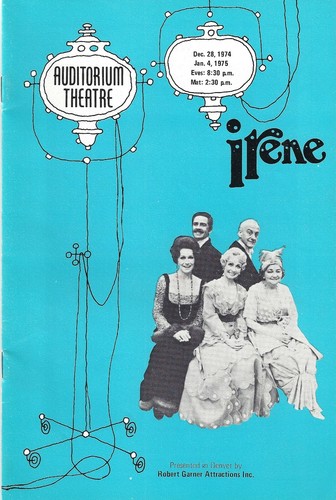 Jane Powell "IRENE" Patsy Kelly / Hans Conried / Ron Husmann '74 Denver ...