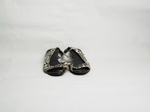 Black & White Animal Skin Sandals Size 7.5M | eBay