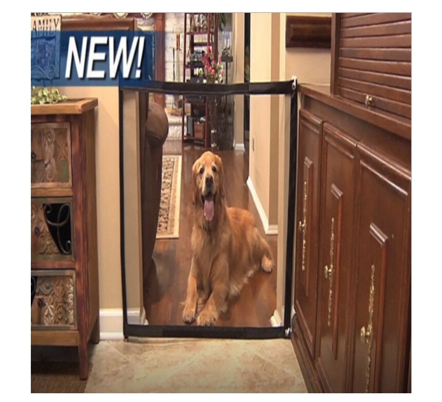 Puppy Safety Screen Gate Kid Dog Door Portable Fence Pet Baby Child ...