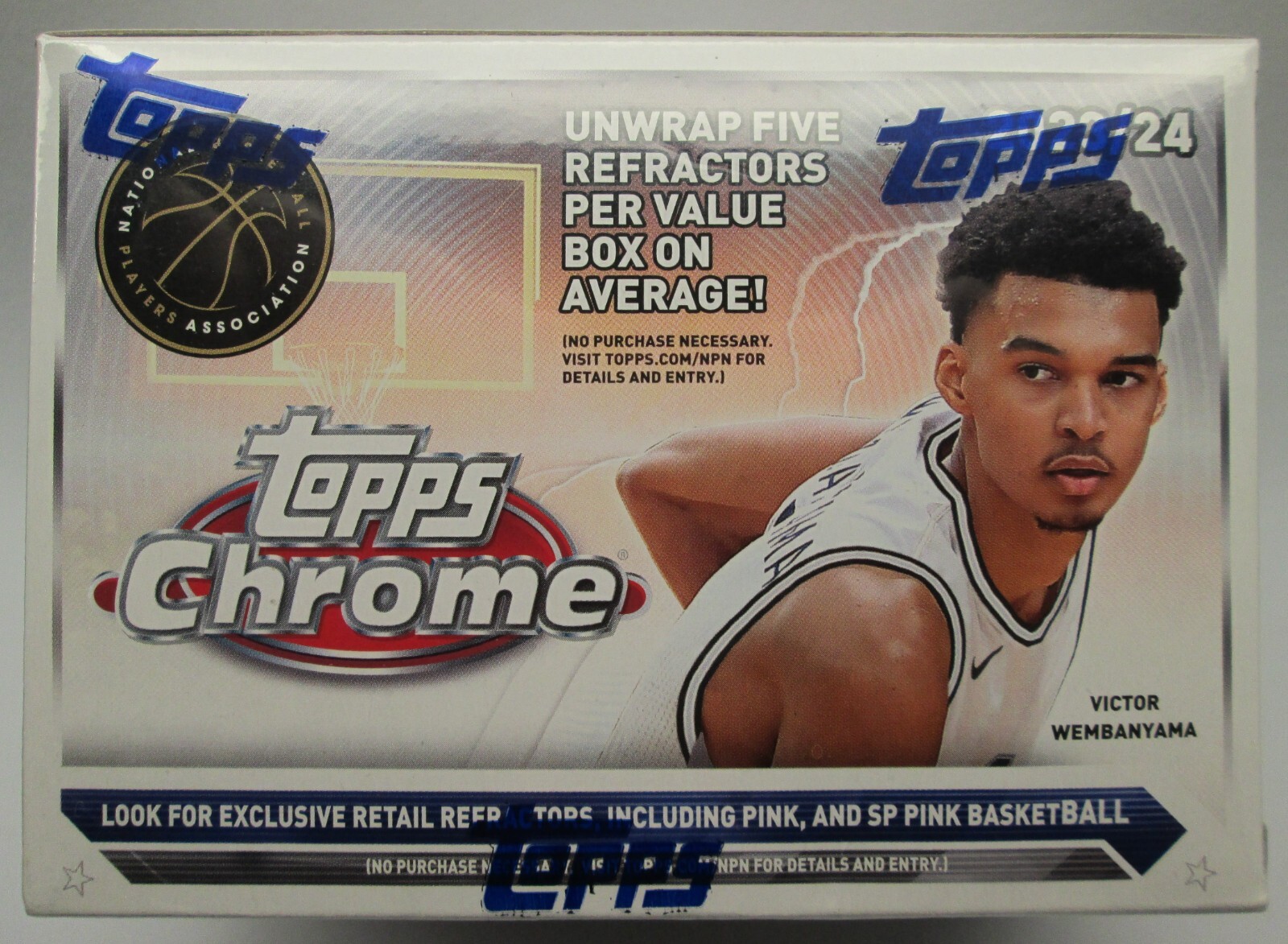 2023-24 Topps Chrome NBA Basketball Blaster Box Possible Wembanyama RC ...