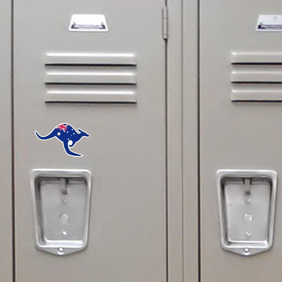 Australian flag Aussie kangaroo vinyl sticker car bumper Oz pride 130 x ...