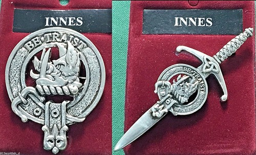 Innes Scottish Clan Crest Pewter Badge or Kilt Pin | eBay