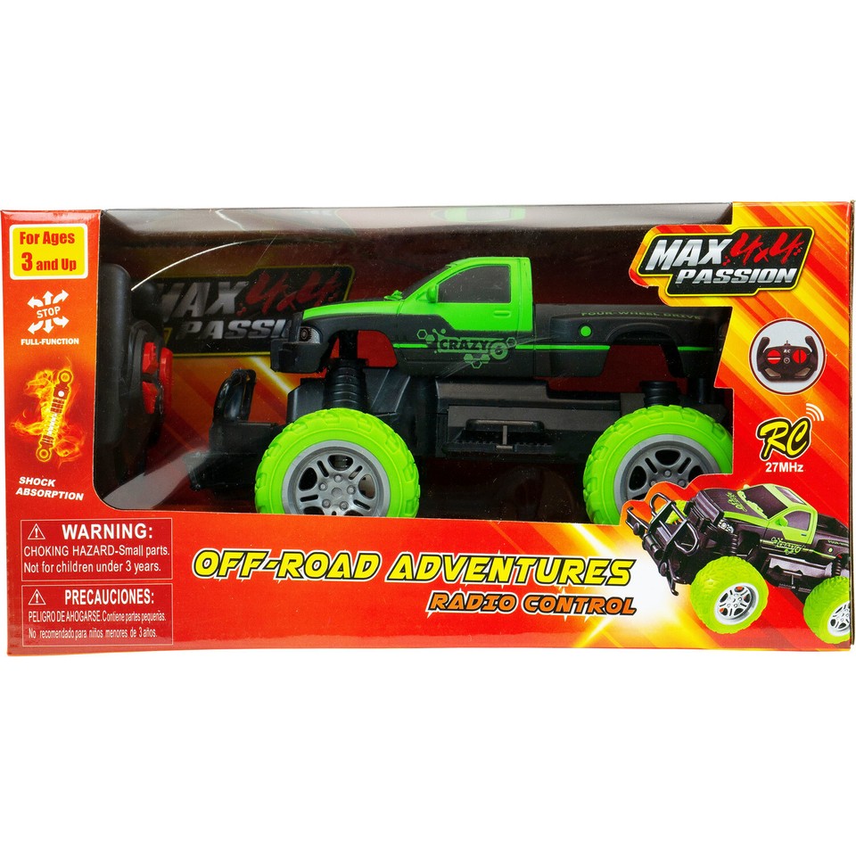 Battery Operated Remote Control Big Wheel Truck Kids Toy Car Fpr ...