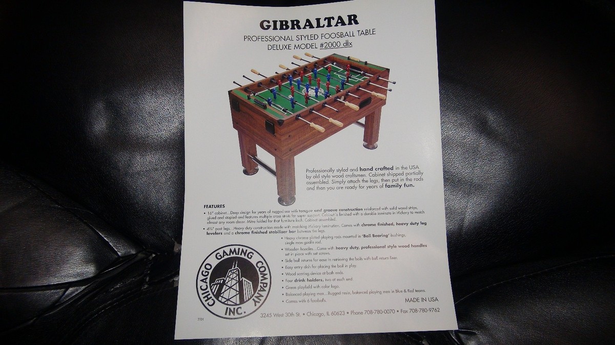 Gibraltar Foosball Table