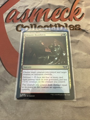 MTG Beastie Beatdown Duskmourn: House of Horror Foil #0210 | eBay