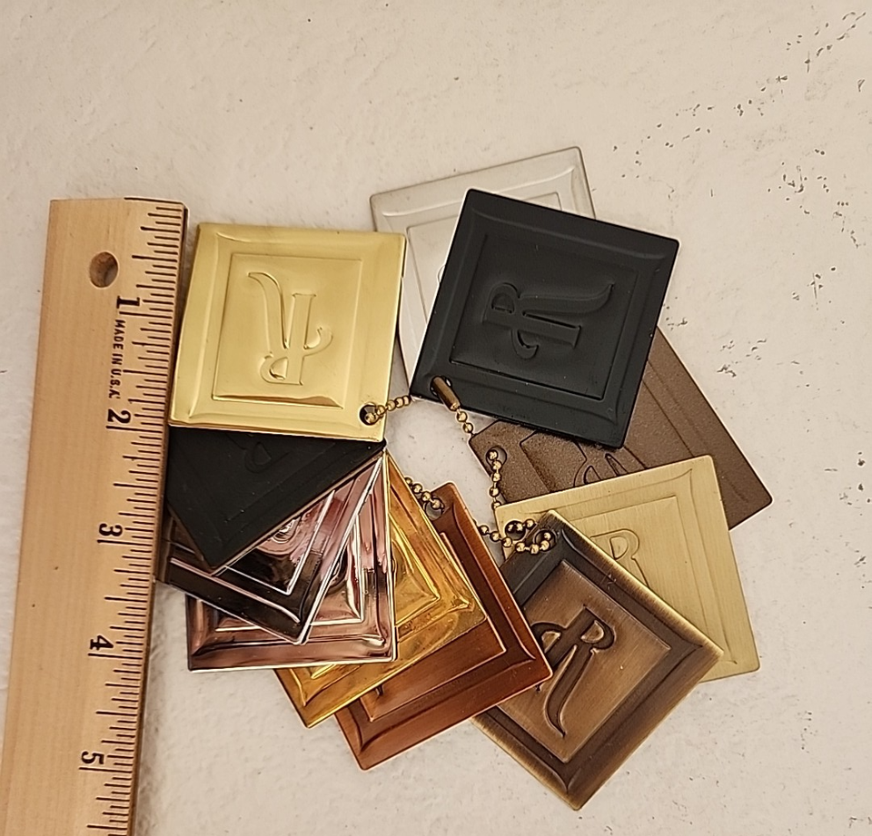 Rejuvenation Hardware Metal Finish Kit 12 2" Samples with Box ...