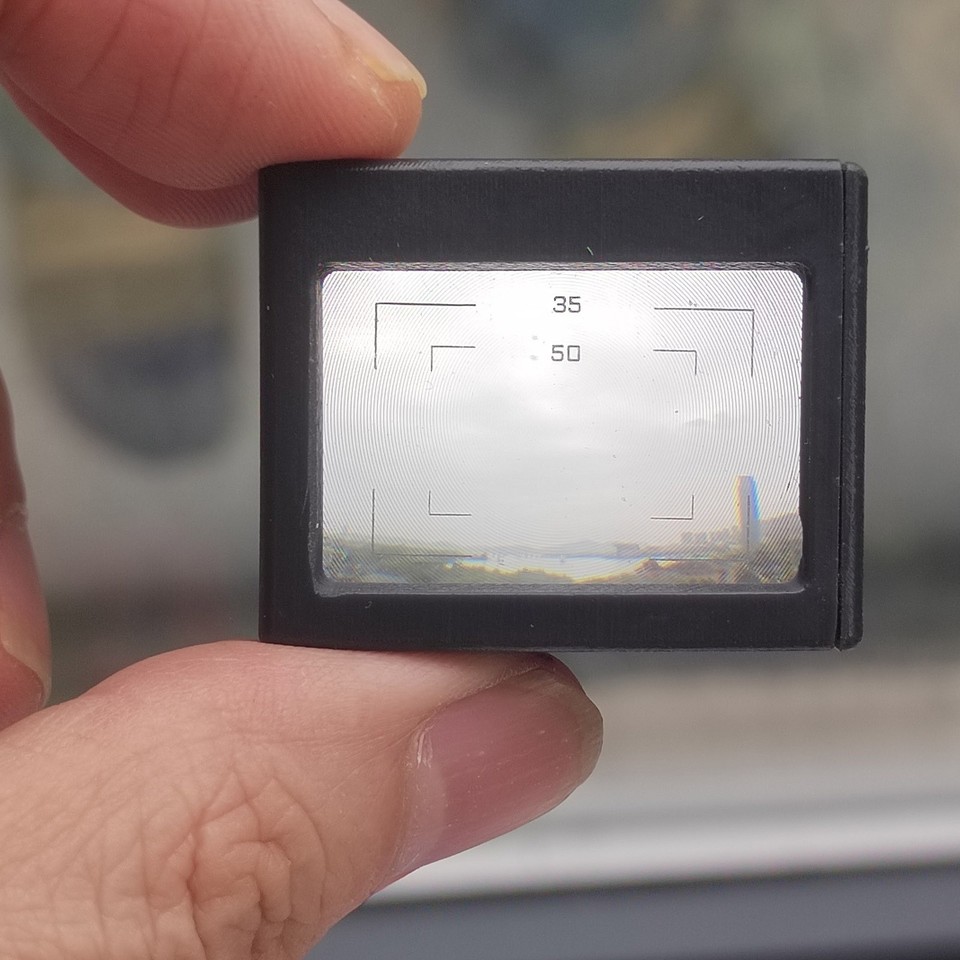 Black 28mm (35/50 Frame) Optical Viewfinder Waist Level Viewfinder For ...