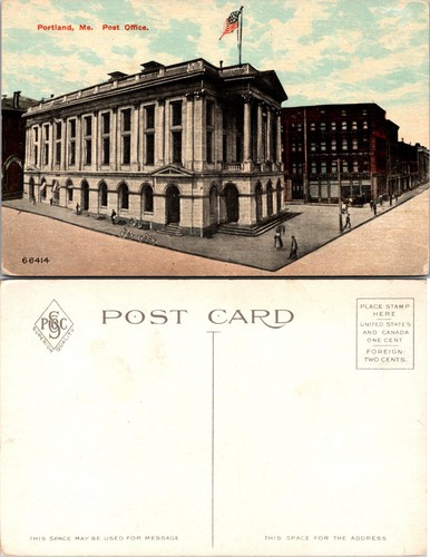 Portland Maine Post Office Postcard | eBay