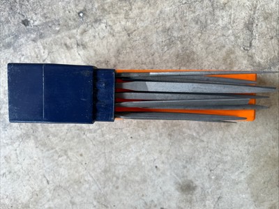VINTAGE SET OF 12 NICHOLSON SWISS PATTERN 4" NEEDLE & FLAT FILES | eBay