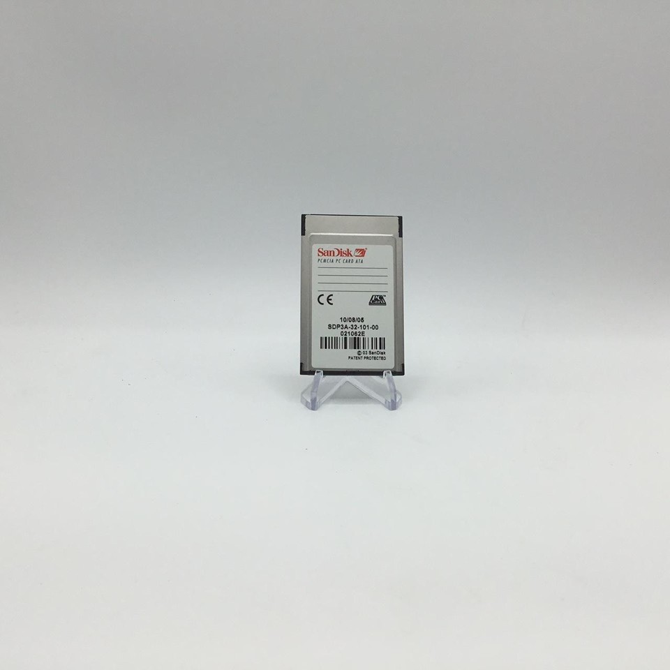 SanDisk 32MB PCMCIA PC Card II FD Memory Card - ATA-32MB-SD (SDP3A-32 ...