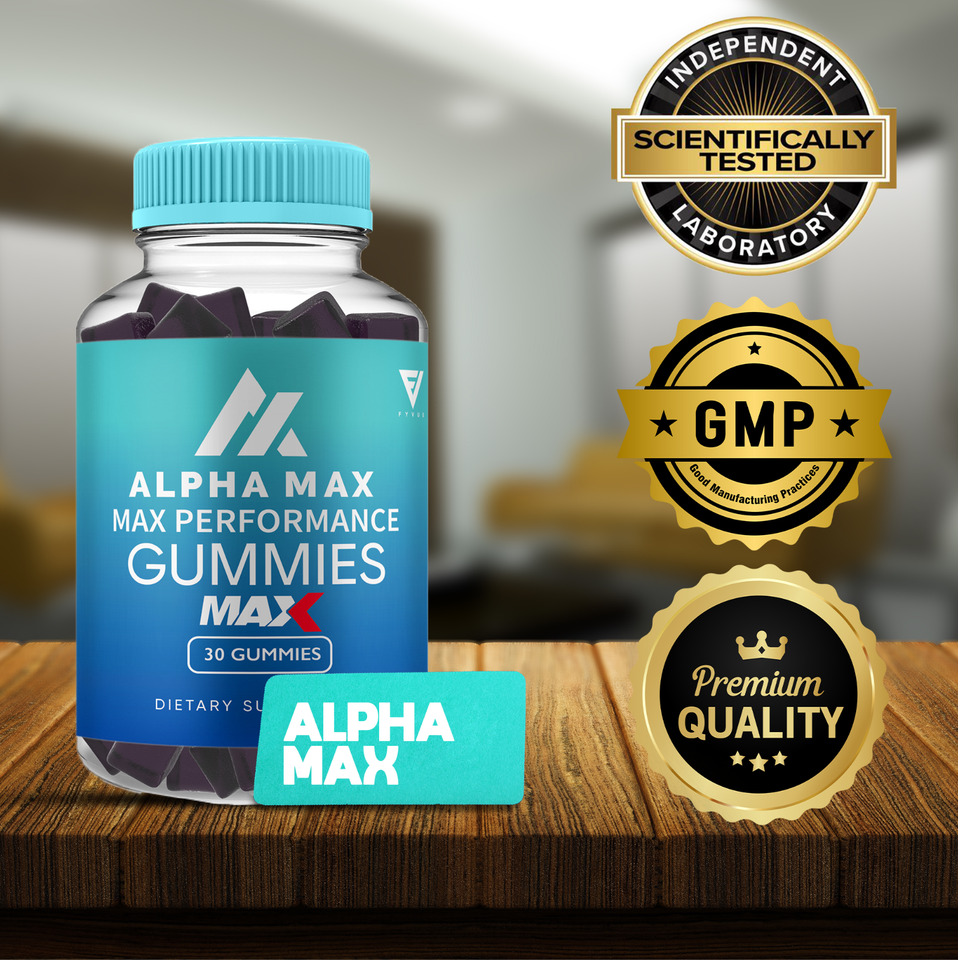 (3 Pack) Alpha Max Gummies AlphaMax Maximum Strength Formula (3 Month ...