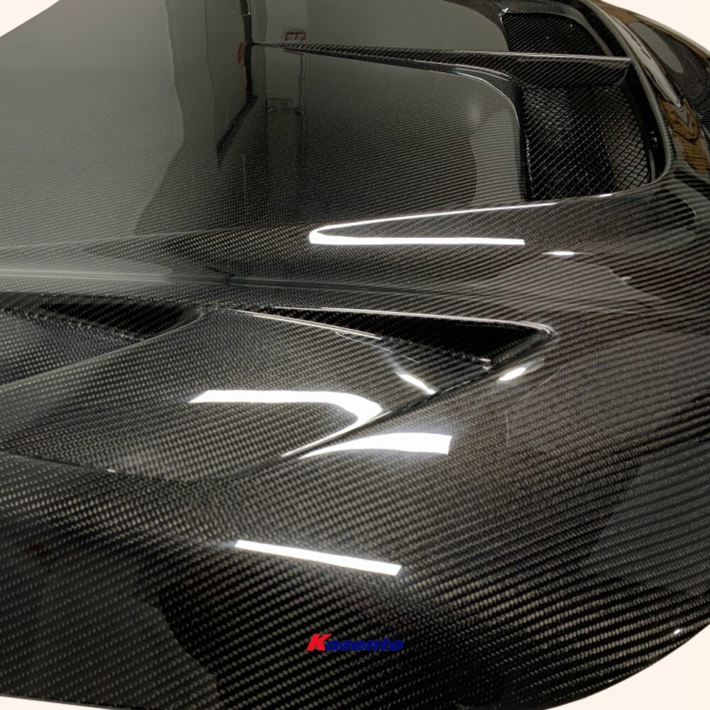 For Honda Civic FL5 Type R Carbon Fiber Vented Cooling Front Bumper ...