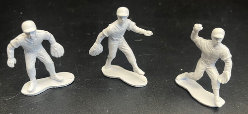 Vintage Cereal Box Premiums Plastic Baseball Player Figures Set of 3 | eBay