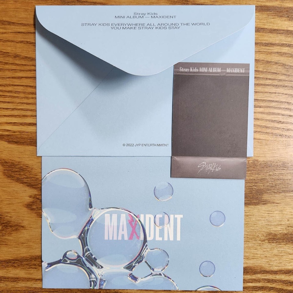 Felix Official Photo Pack Stray Kids Mini Album Maxident Genuine Kpop ...