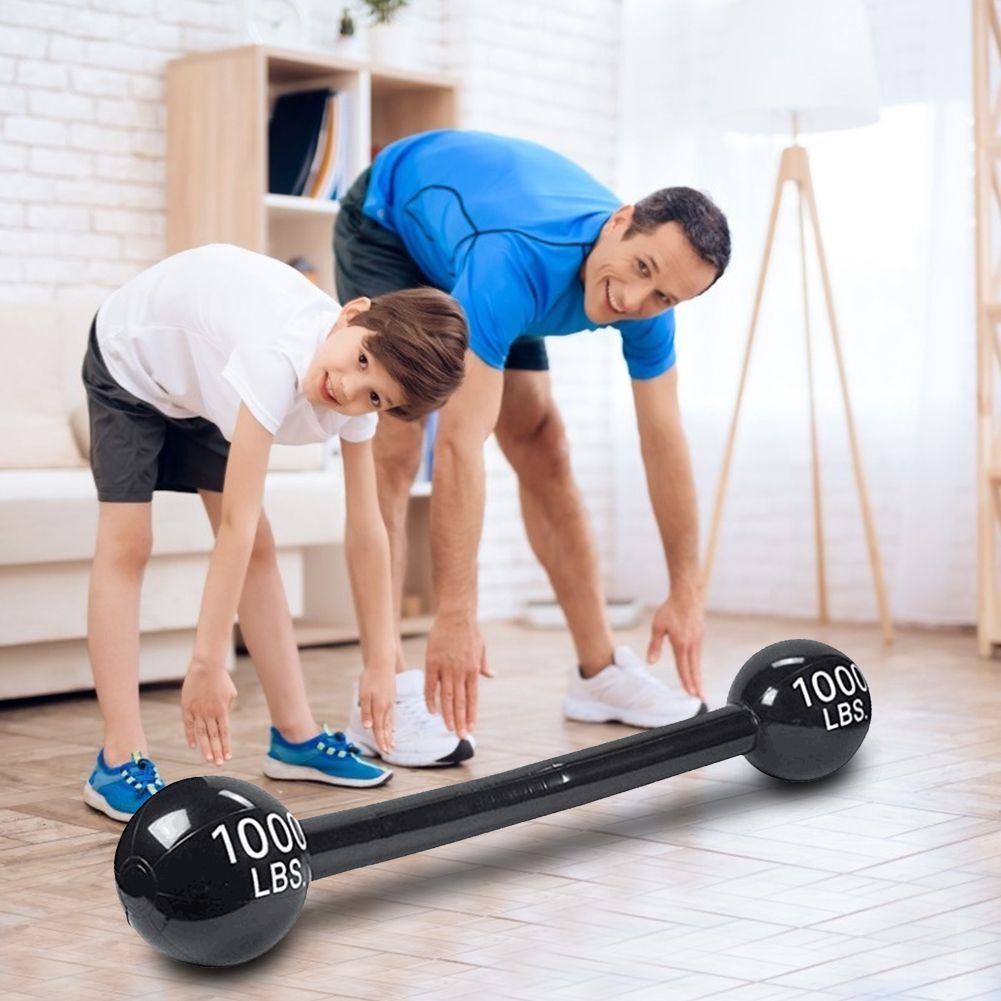 Party Decoration Simulation Gym Inflatable Barbell Funny Toys Event ...