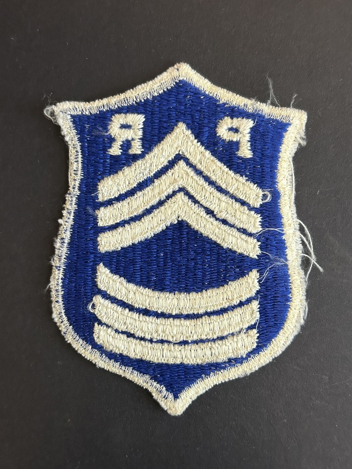 Rare Pershing Rifles Army Master Sergeant MSG ROTC Patch 1950s-60s | eBay