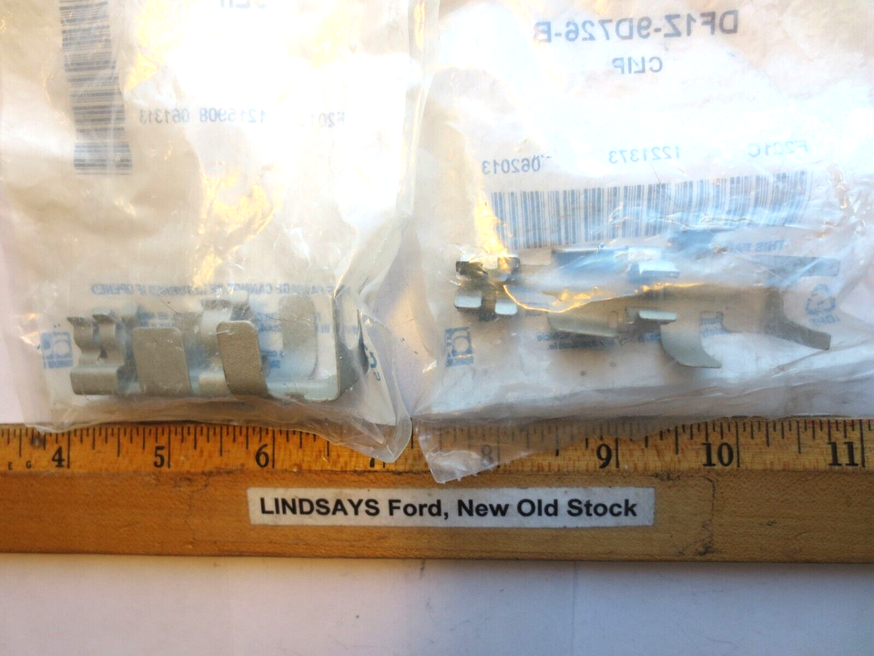 2 UNOPENED OEM PIECES IN 4 FORD BAGS "CLIP" CRUISE CONTROL CABLE, DF1Z ...