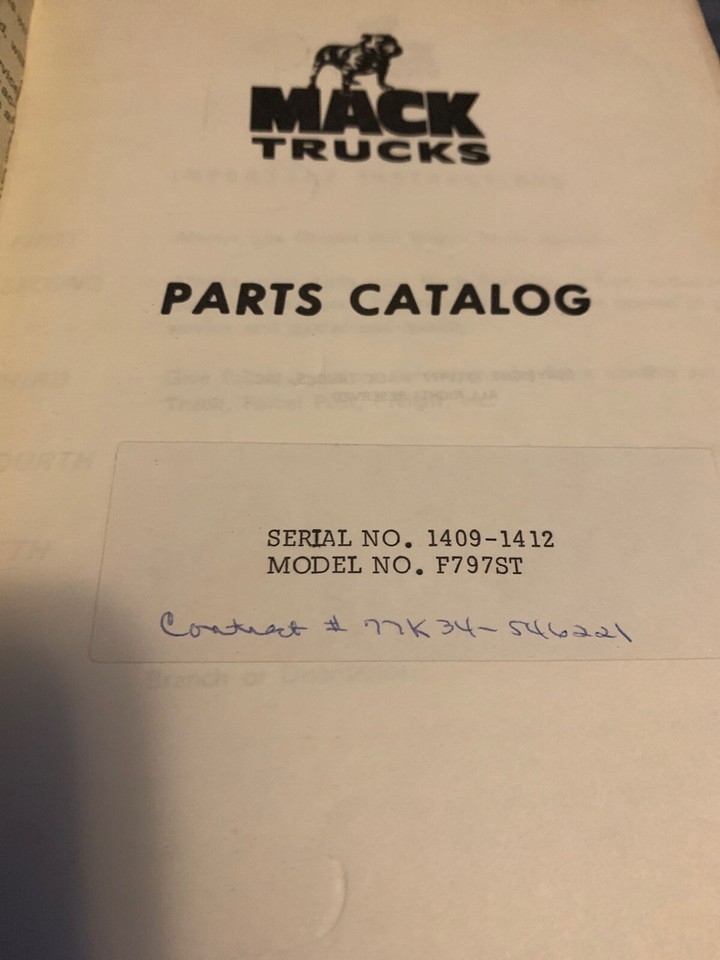 3 Mack Truck Books F797ST, DM686SX,F797ST | eBay