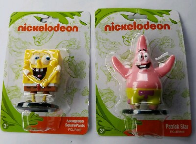 Nickelodeon Spongebob Squarepants & Patrick Star Set of 2.75" Tall PVC ...