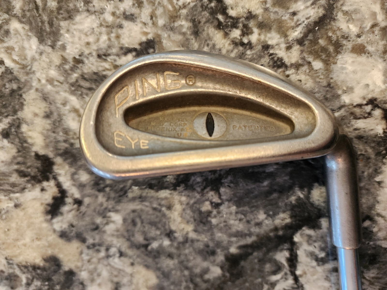Ping Eye Pitching Wedge, Black Dot, Stiff Steel Shaft, Right Hand | eBay