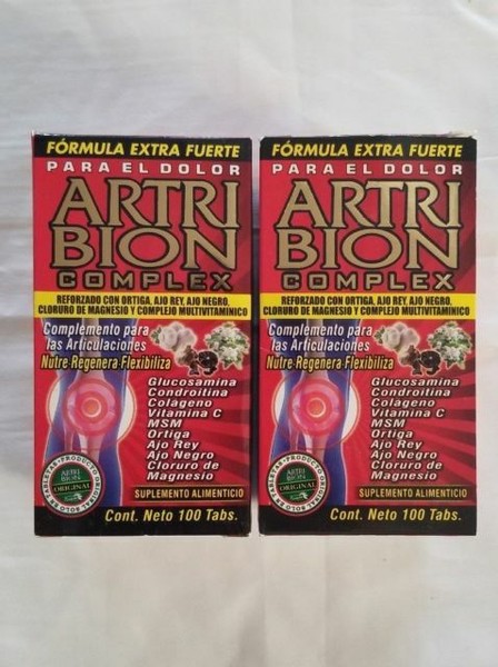 2 Artribion Complex 100 Tabs - Formula Extra Fuerte Para El Dolor for ...