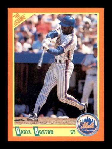 1990 Score Rookie & Traded Daryl Boston #47T New York Mets | eBay