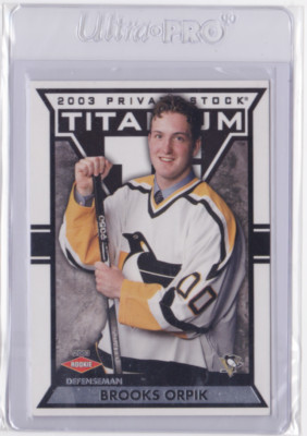 2002-03 Pacific Private Stock Titanium 0694/1475 Brooks Orpik #132 Rookie RC Pit | eBay