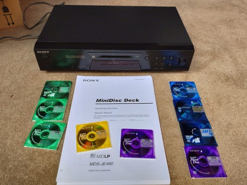 Sony MDS-JE480 Mini Disc recordable Player With Blank Mini Discs | eBay UK
