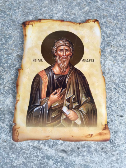 Orthodox Christian Icon of Saint Andrew the Apostle, Sveti Apostol ...