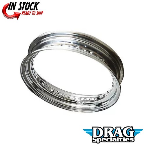 Drag Specialties 0210-0324 16" x 3" Chrome Steel Rim 40 Spoke Side ...