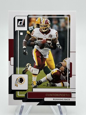 Clinton Portis 2022 Panini Donruss #185 Washington Commanders/ Redskins ...