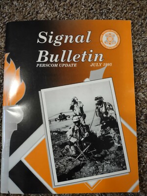 Signal Bulletin - PERSCOM Update - July 1995 | eBay