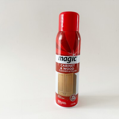 Magic Cabinet & Wood Cleaner Polish Aerosol 17oz New Discontinued 1 Can ...