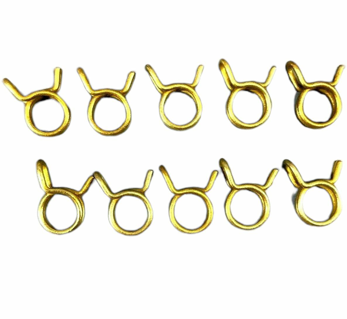 Helix Fuel Line Clips 10 Pack Fuel Hose Outer Diameter 3/8" Universal ...