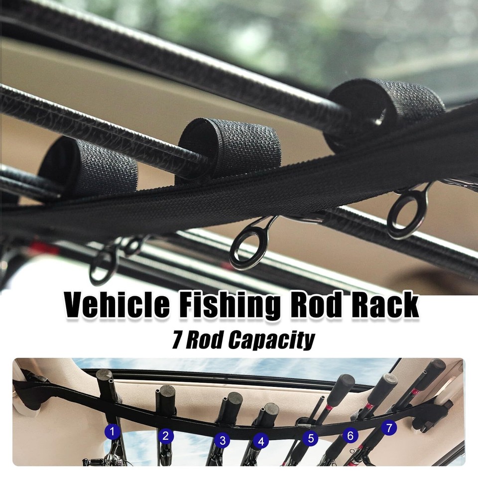 Vehicle Fishing Rod Holder Fishing Rod Carrier for Car Fishing Rod Rack ...