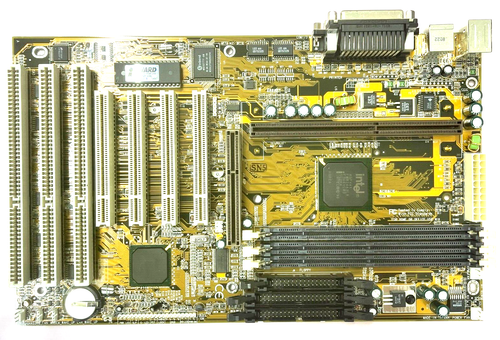 * SALE * VINTAGE ASUS P6LX-A+ INTEL 440LX P2 SLOT 1 ATX MOTHERBOARD ...